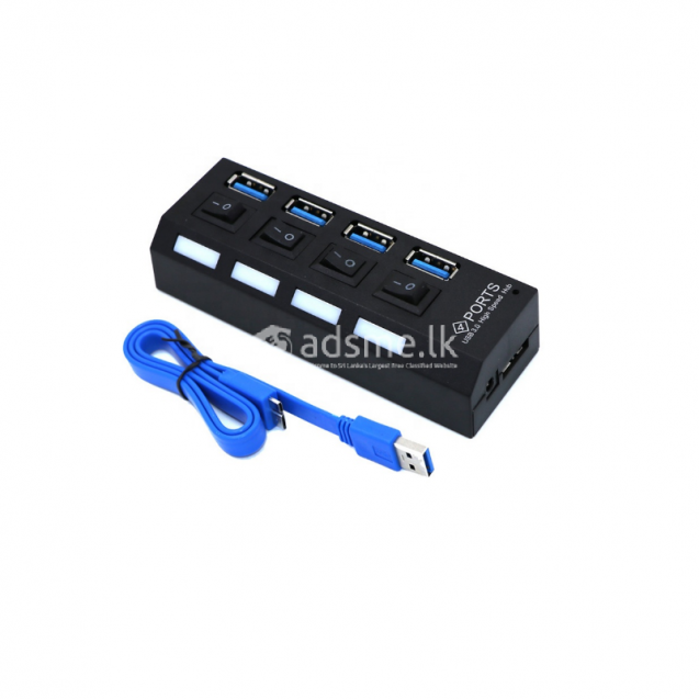 Portable Mini Micro USB HUB 3.0 Super Speed 4 Ports Mini USB 3.0 Hub ...